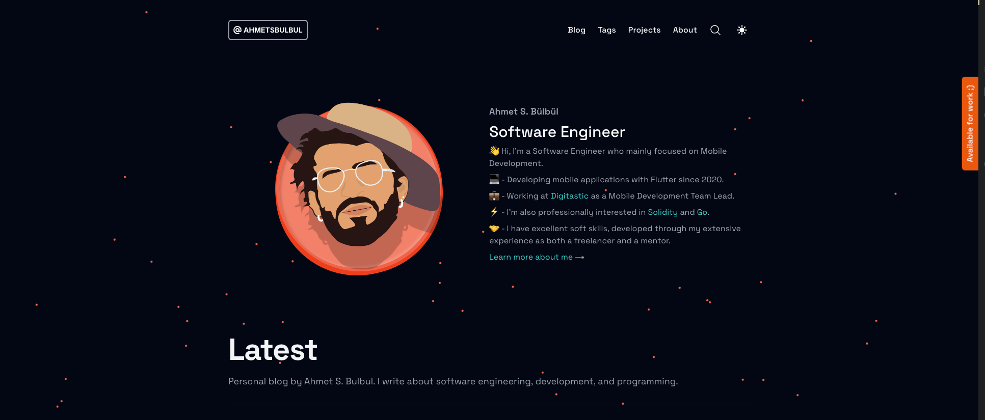 Ahmet S. Bulbul | Software Engineer